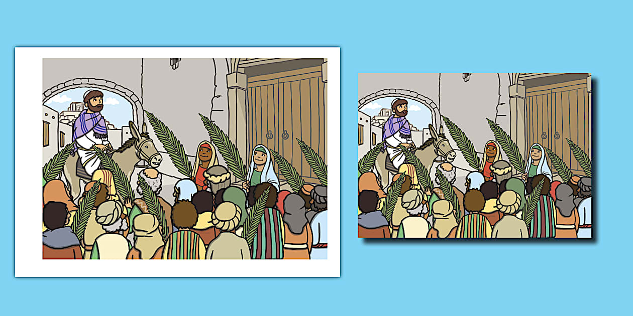 Dibujo del Domingo de Ramos | Twinkl (teacher made) - Twinkl