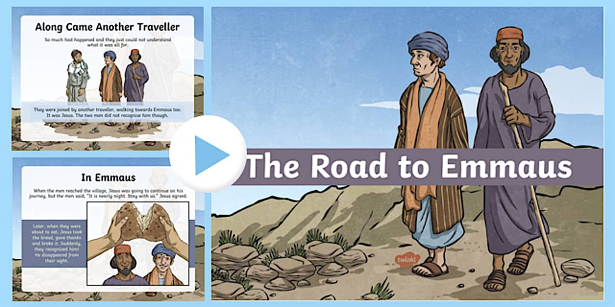 The Road to Emmaus PowerPoint, bible story PowerPoint,