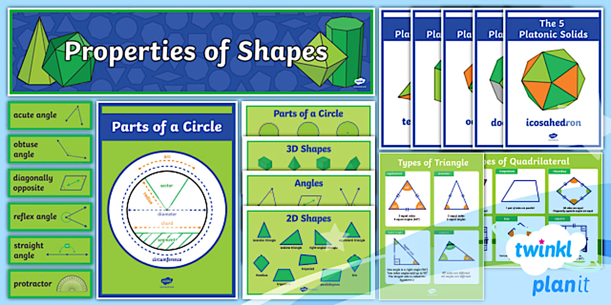 PlanIt Maths Y6 Properties of Shapes Display Pack - Twinkl