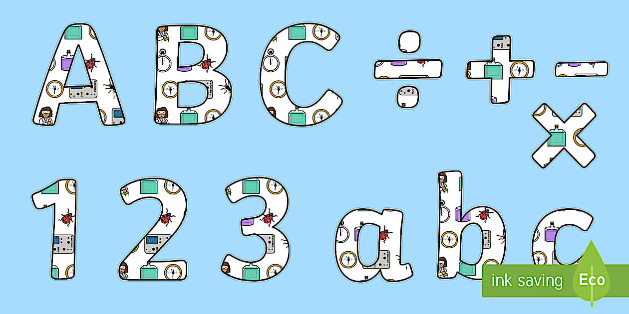 Editable Investigation Area Display Lettering - Twinkl