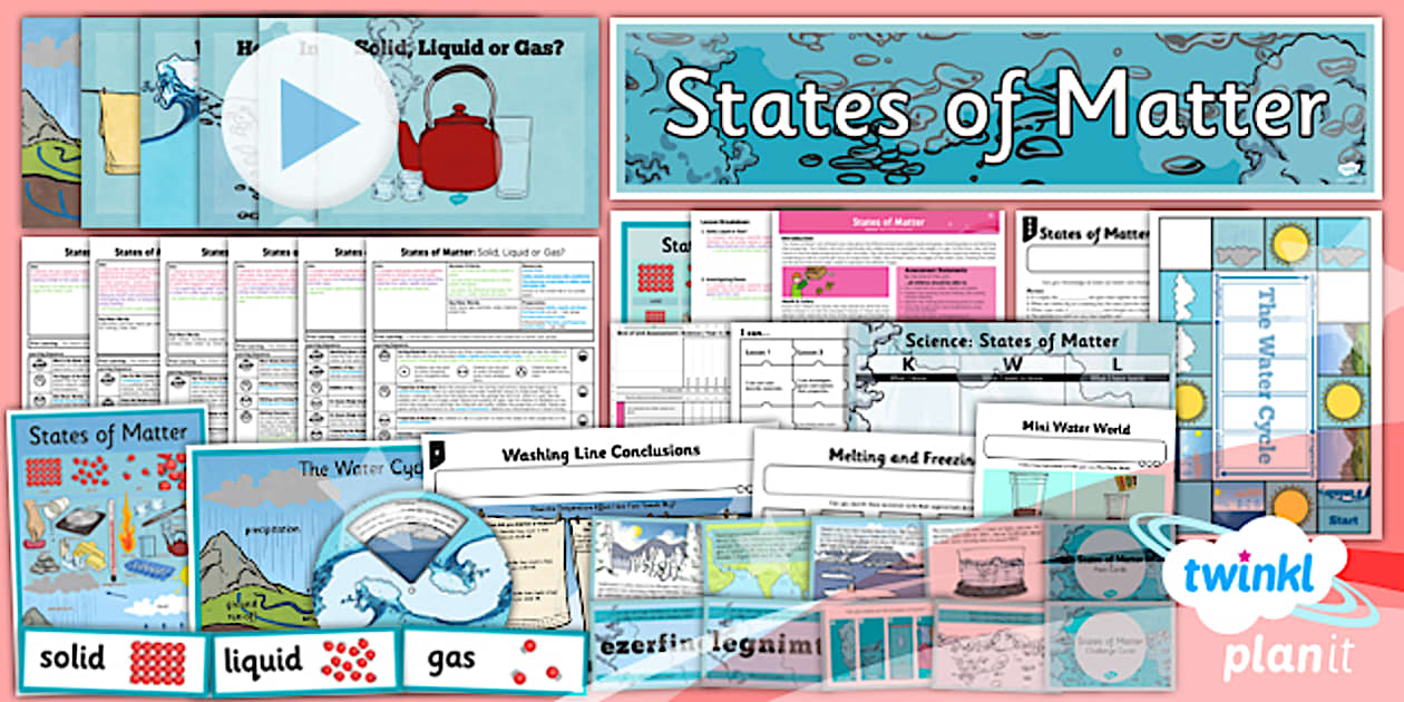 Changing States of Matter Lesson Plans and Resources