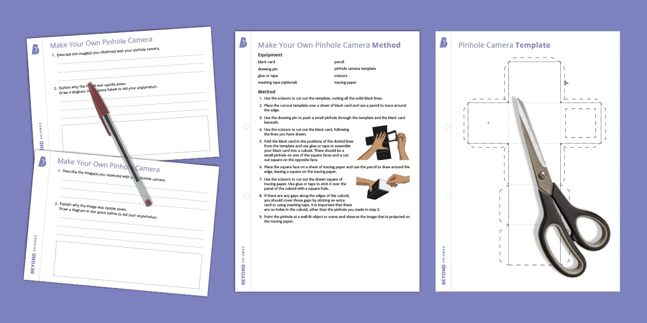Make Your Own Pinhole Camera (teacher made) - Twinkl