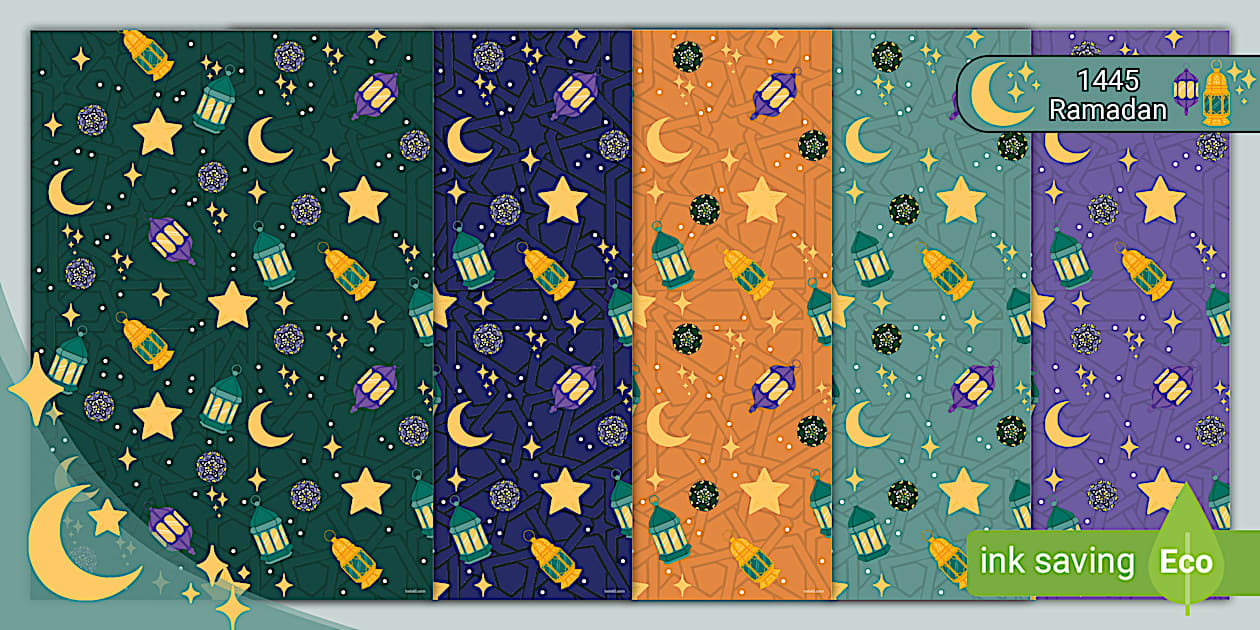 Ramadan and Eid Wrapping Paper (teacher made) - Twinkl