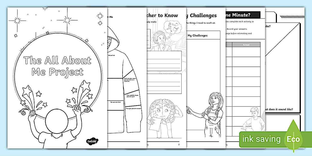 The All About Me Project (teacher made) - Twinkl