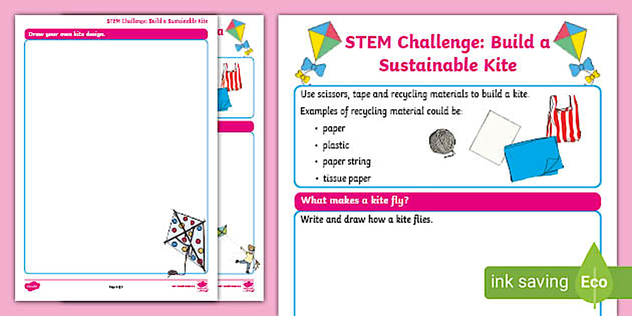 Sustainable Kite Activity for Kids | Design Task | Twinkl