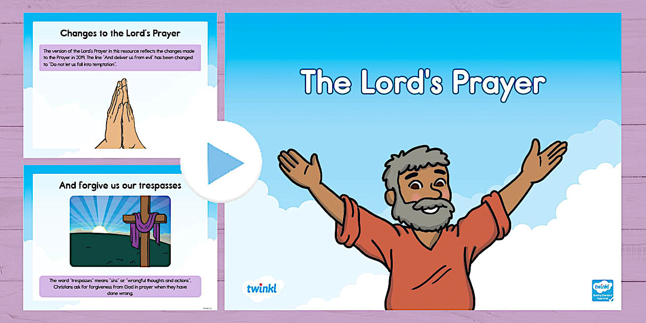 The Lord's Prayer Explained PowerPoint - Twinkl