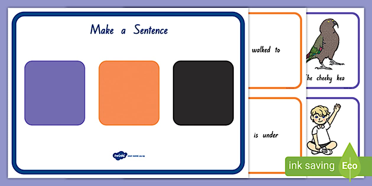 New Zealand Make a Sentence (teacher made) - Twinkl
