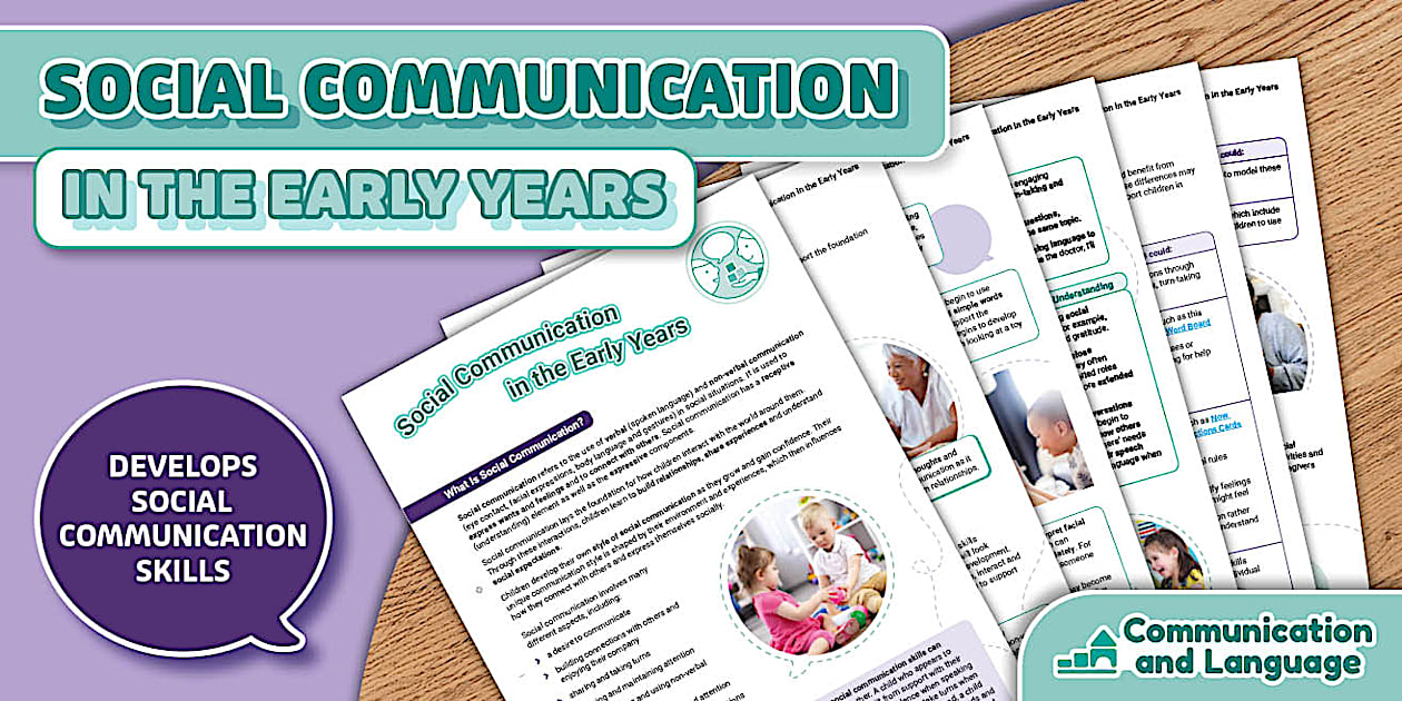 Communication and Language: Social Communication in the EY