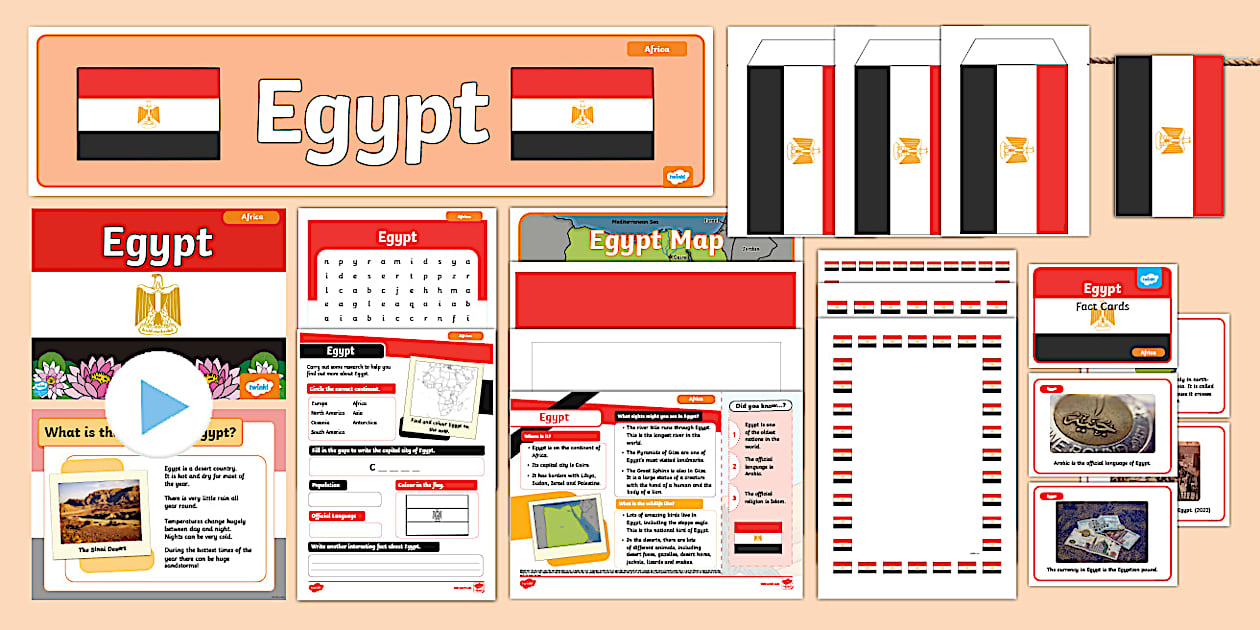 KS1 Egypt Resource Pack - Twinkl - Geography - Twinkl