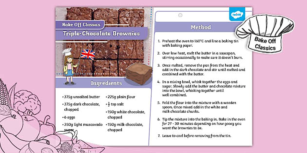 Triple-Chocolate Brownies Recipe - Bake Off Classics