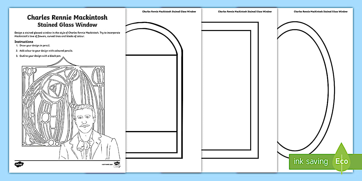 Mackintosh Stained Glass Windows Activity – CfE Second Level
