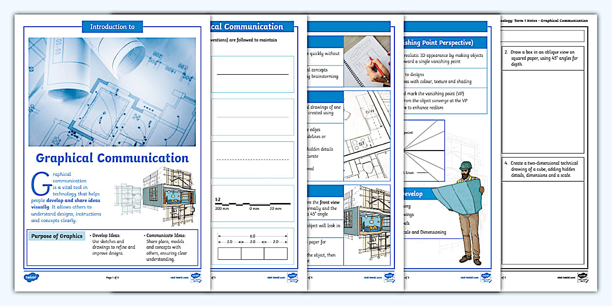 PDF Notes On Graphical Communication Skills - Twinkl ZA