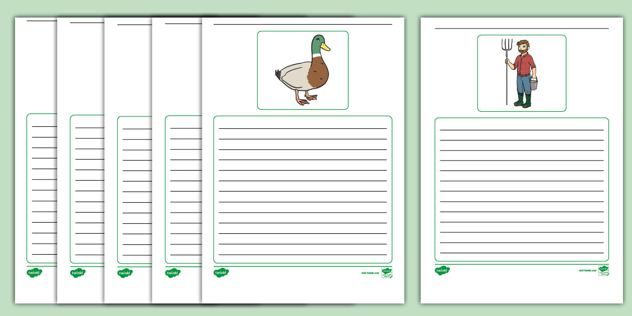 Farm Simple Sentence KS1 Writing Frames (teacher made)