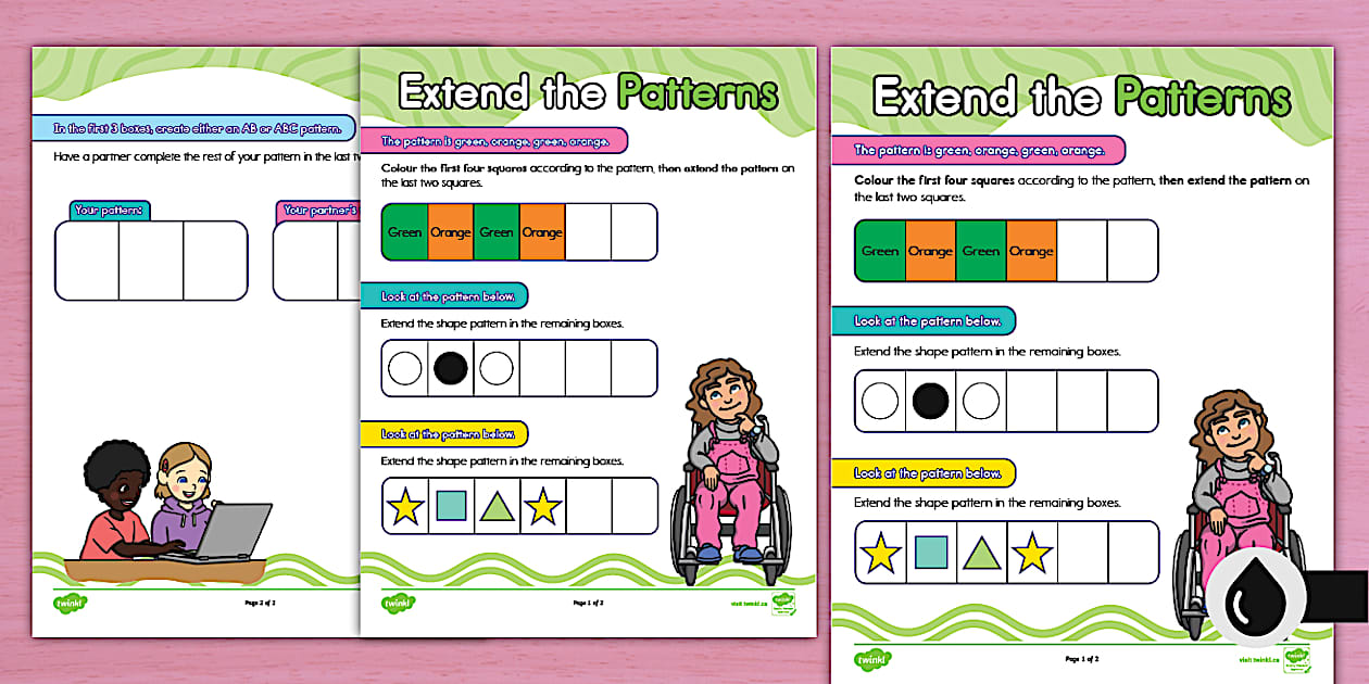 Grade 1 Algebra Worksheet 4 (teacher made) - Twinkl