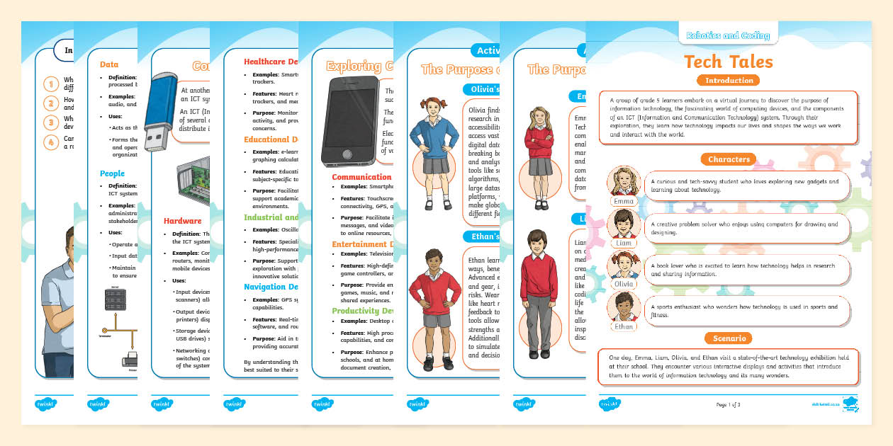 Robotics and Coding - Case Study - Tech Tales - Twinkl