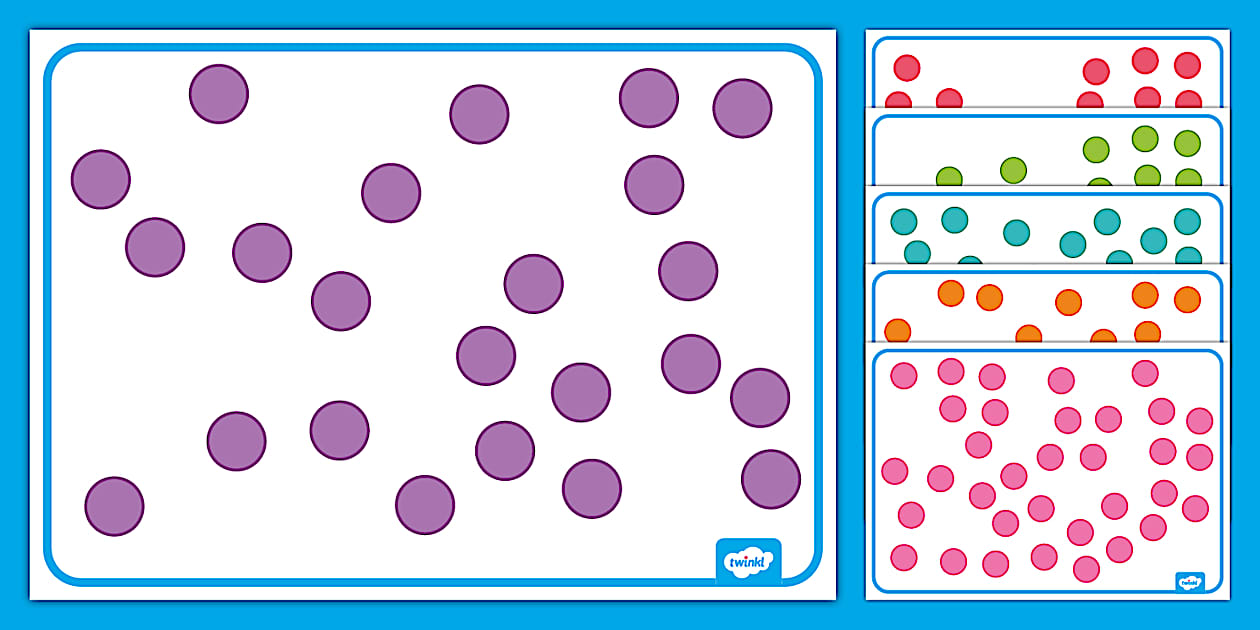 👉 Counting Dots Beyond 20 Activity - Twinkl Resources