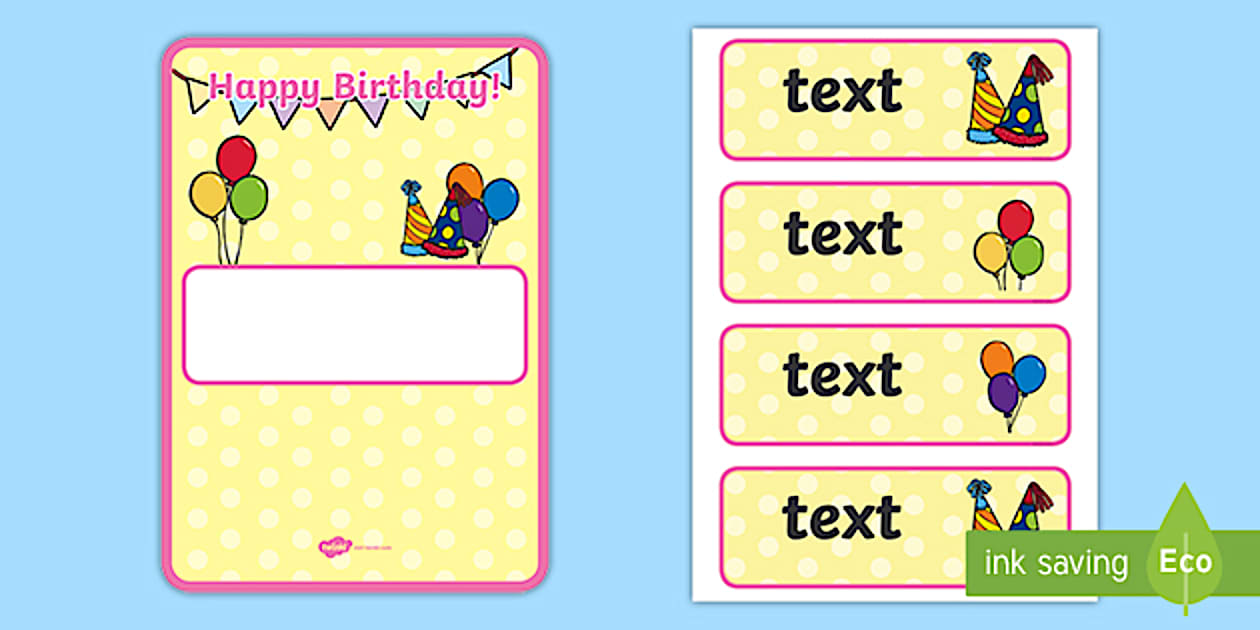 Our Class Birthdays A4 Display Poster (Teacher-Made)