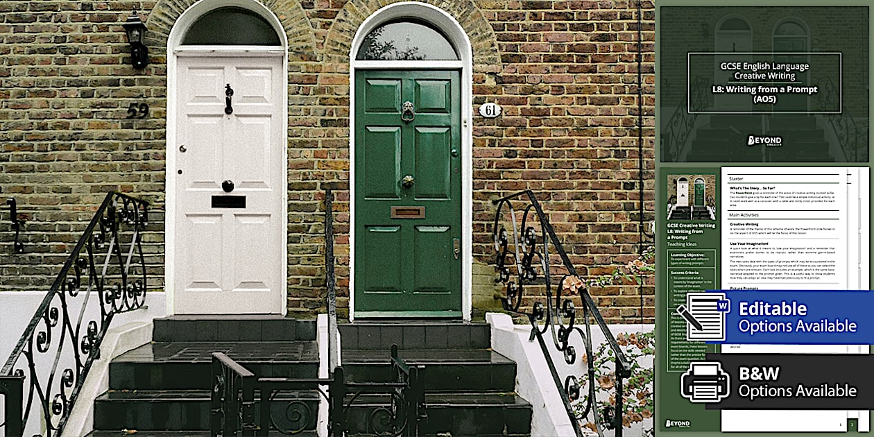 GCSE English Language Creative Writing L8: Writing From a Prompt