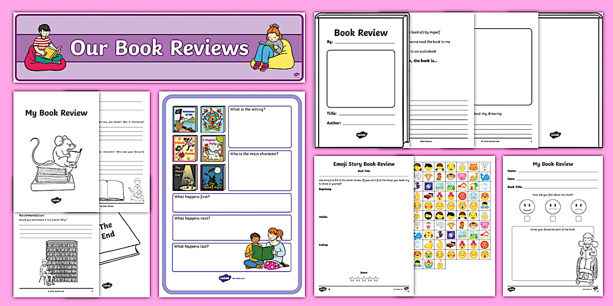 Book Review Resource Pack (teacher made) - Twinkl