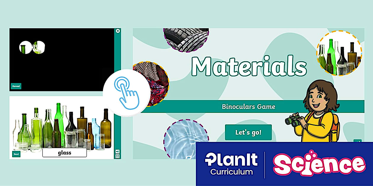 Materials Binocular Game (professor feito) - Twinkl