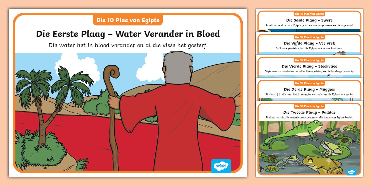 Die 10 Plae van Egipte - Vertoonplakkate (teacher made)