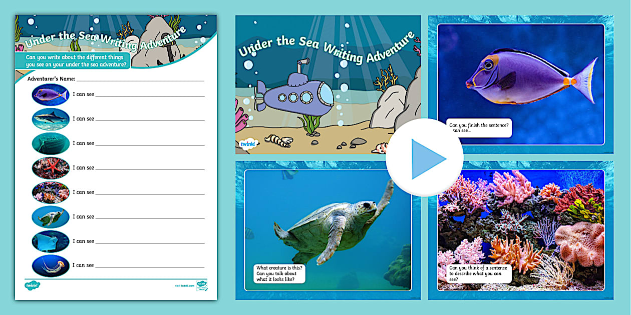 Under the Sea Writing Adventure Resource Pack (Teacher-Made)