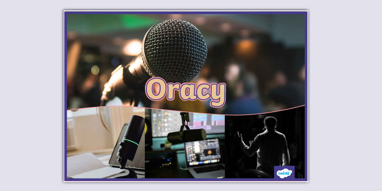 Oracy Photo Display Poster (teacher made) - Twinkl