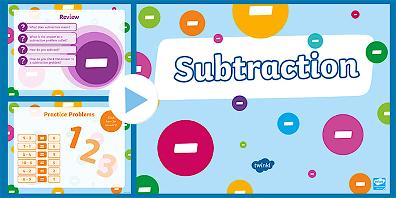 Subtraction PowerPoint 2nd Grade | Twinkl Teaching Resources