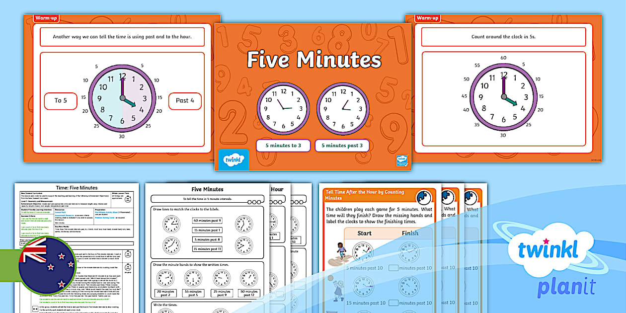 Level 2 Time: Tell Time After the Hour by Counting Minutes Lesson 3