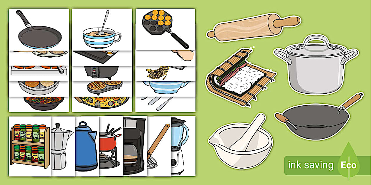 Giant Home Corner Kitchen Cut-Outs (Teacher-Made) - Twinkl