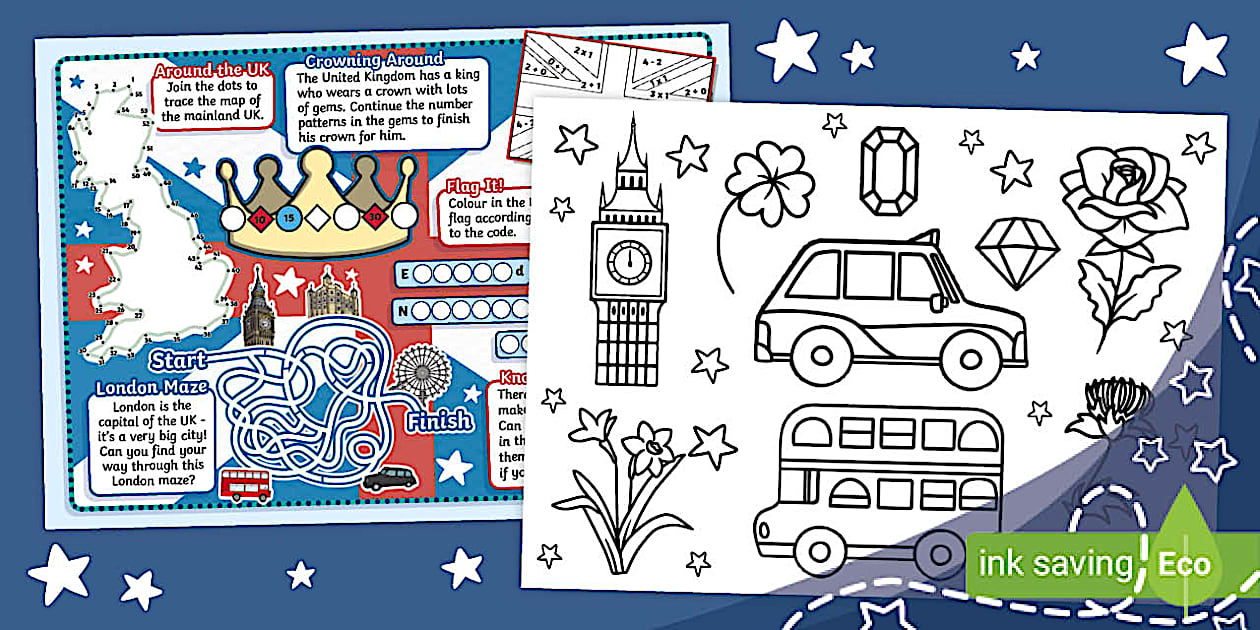 UK Tiny Activity Mat Age 5 - 7