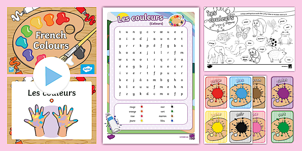 👉 French: KS1 Colours Teaching Resource Pack - Twinkl