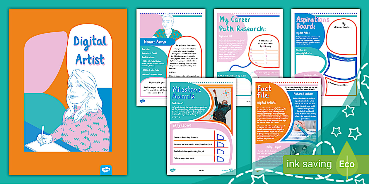 Career Pack: Digital Artist (Teacher-Made) - Twinkl