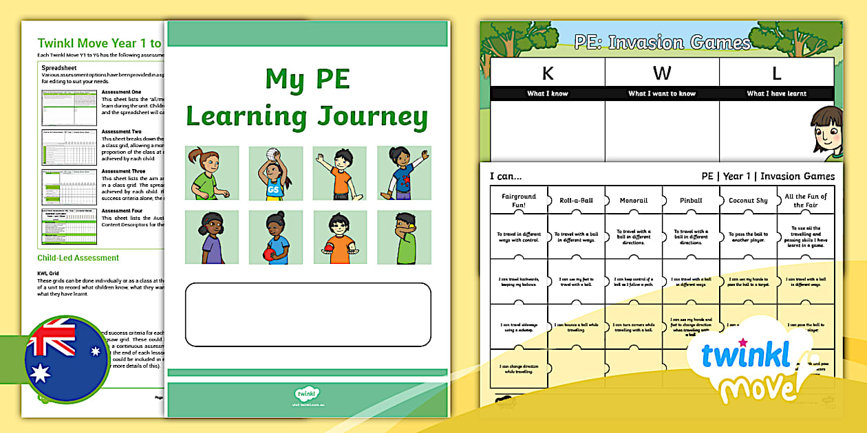 Move PE Year 1 Invasion Games Assessment Pack - Twinkl