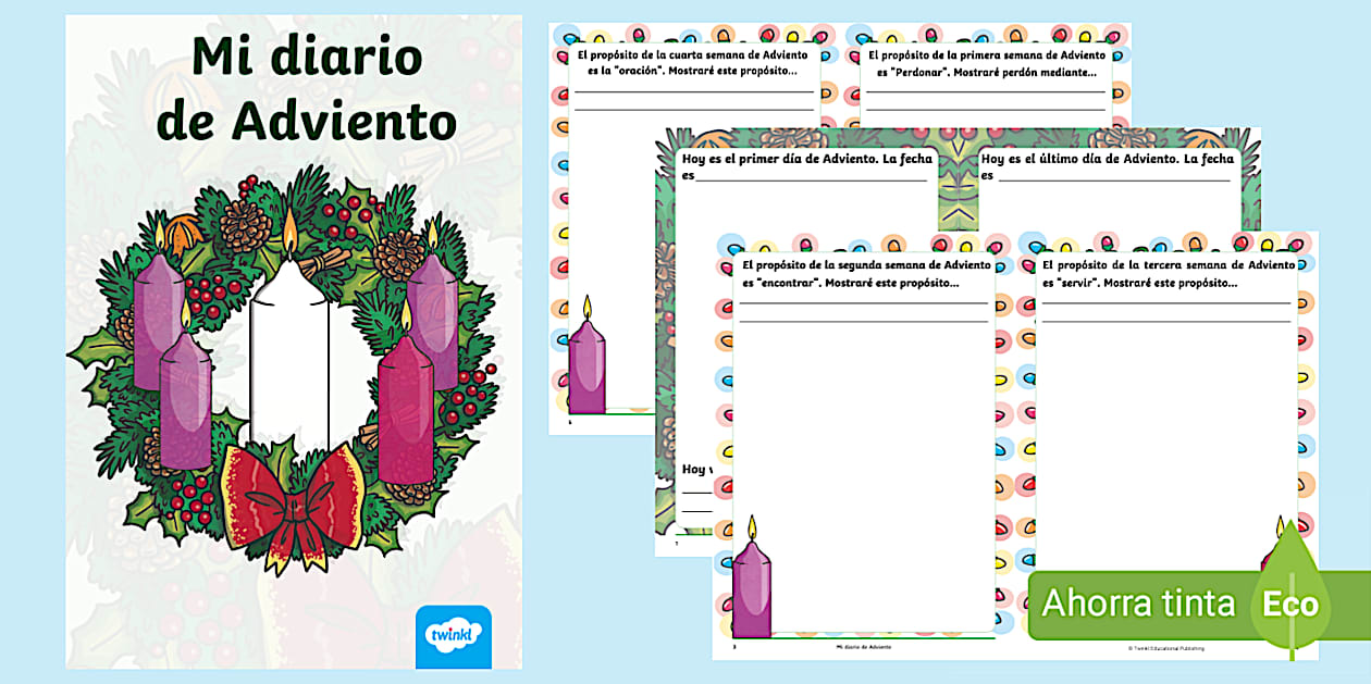 Mi Diario de Adviento- Guía de trabajo