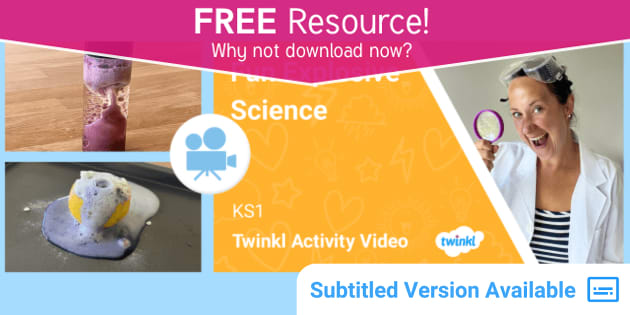 FREE! - KS1 (Ages 5-7) Activity Video: Fun Explosive Science