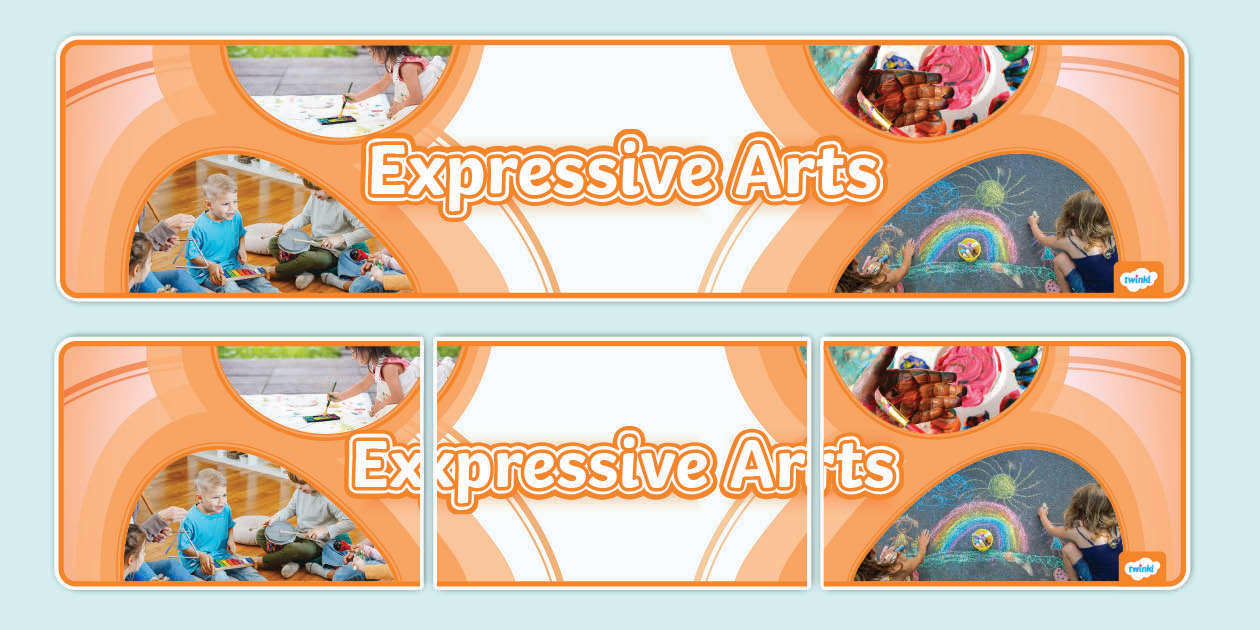 CfE Areas of Learning - Expressive Arts Display Banner