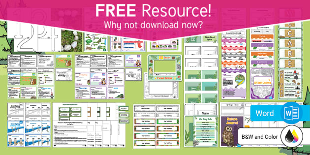 FREE Forest School Teaching Pack (teacher made) - Twinkl