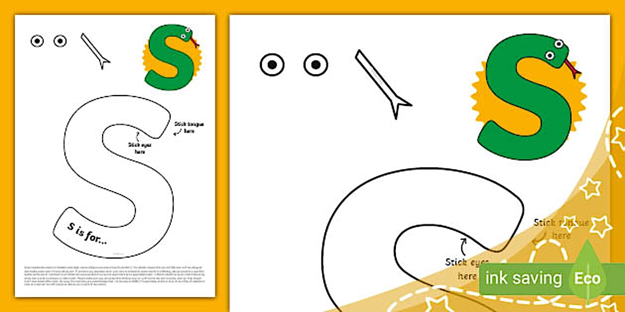 Make Your Own Alphabet Animals - S (teacher made) - Twinkl