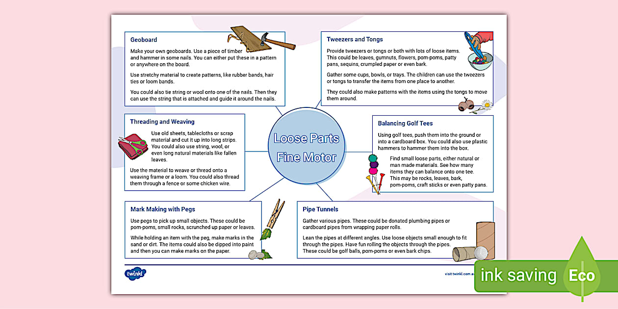 Loose Parts Fine Motor