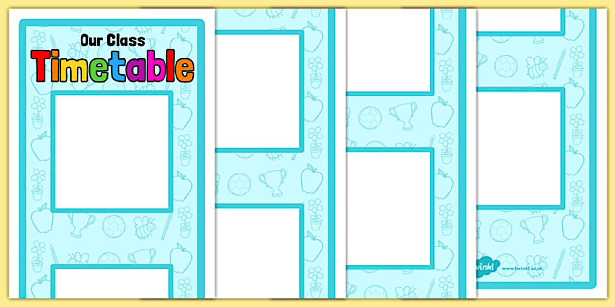 Vertical Daily Routine Display (teacher made) - Twinkl