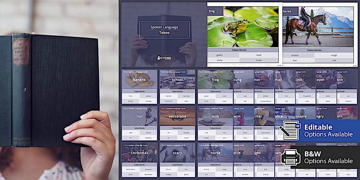 Taboo Spoken Language Game (teacher made) - Twinkl