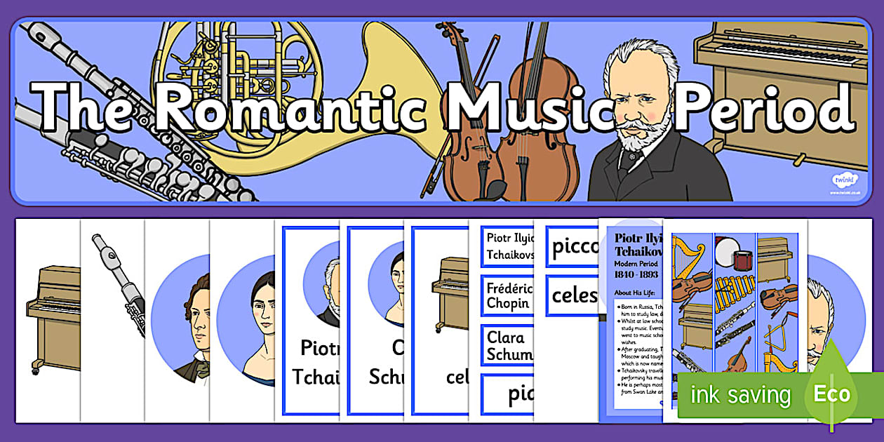 The History of Romantic Music Resource Pack - Twinkl