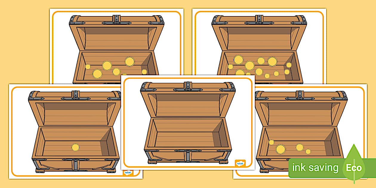 Comparing Amounts of Pirate Treasure Maths Posters | Twinkl
