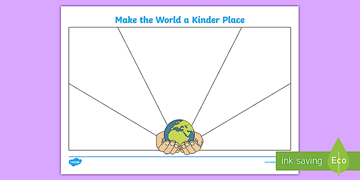 KS1 World Kindness Day Writing Worksheet / Worksheet