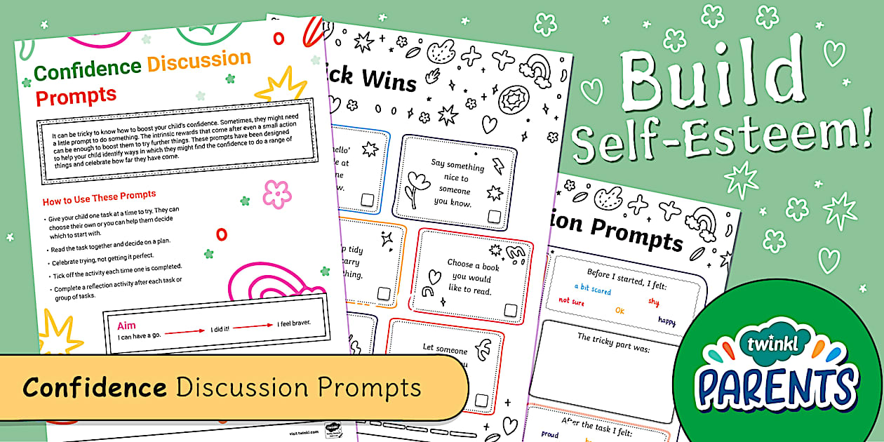 Confidence Discussion Prompts (Ages 5 - 7)