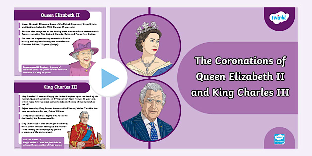 Elizabeth II & Charles III Coronations Compare and Contrast