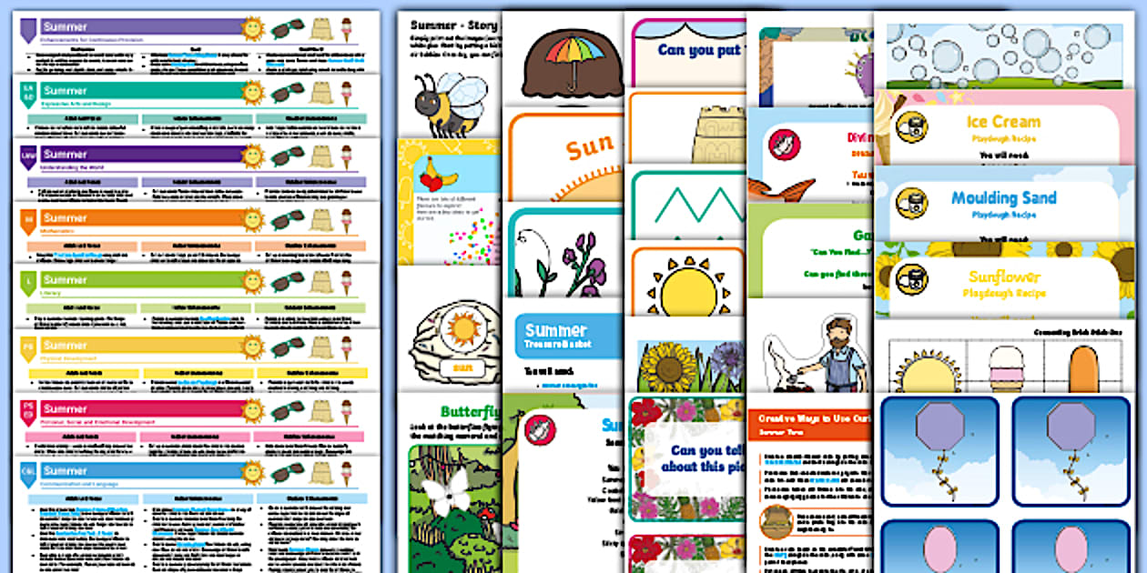 EYFS 2-4 Summer Planning & Continuous Provision Pack