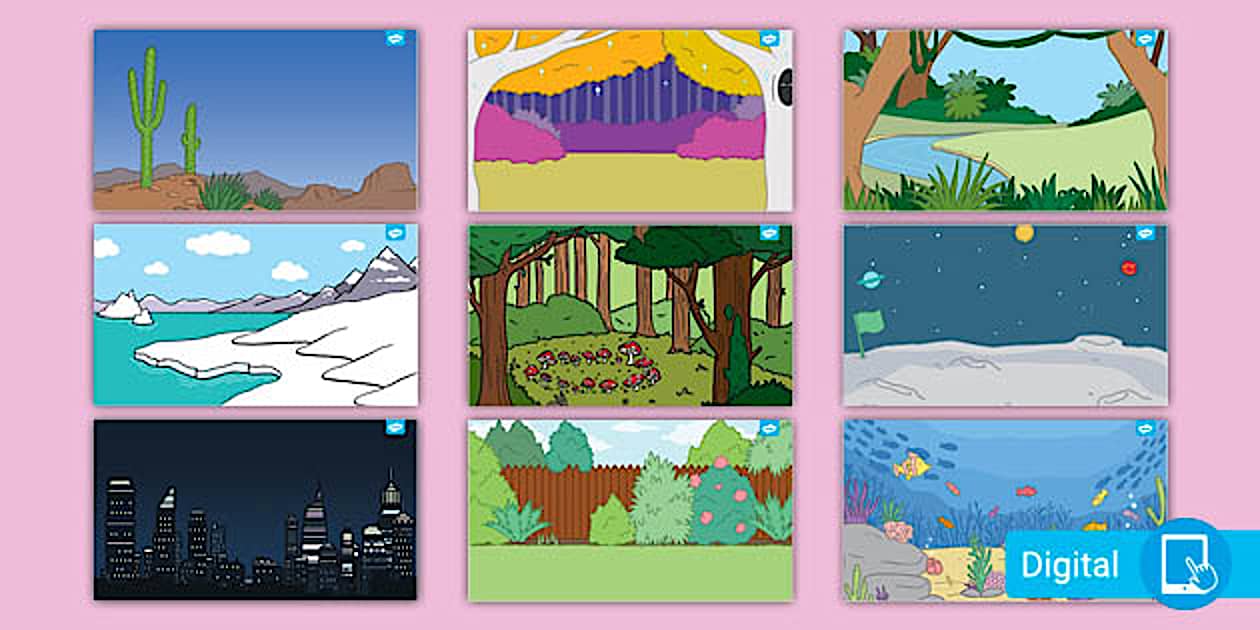 Virtual Teaching Backgrounds Bumper Pack | Remote Classroom