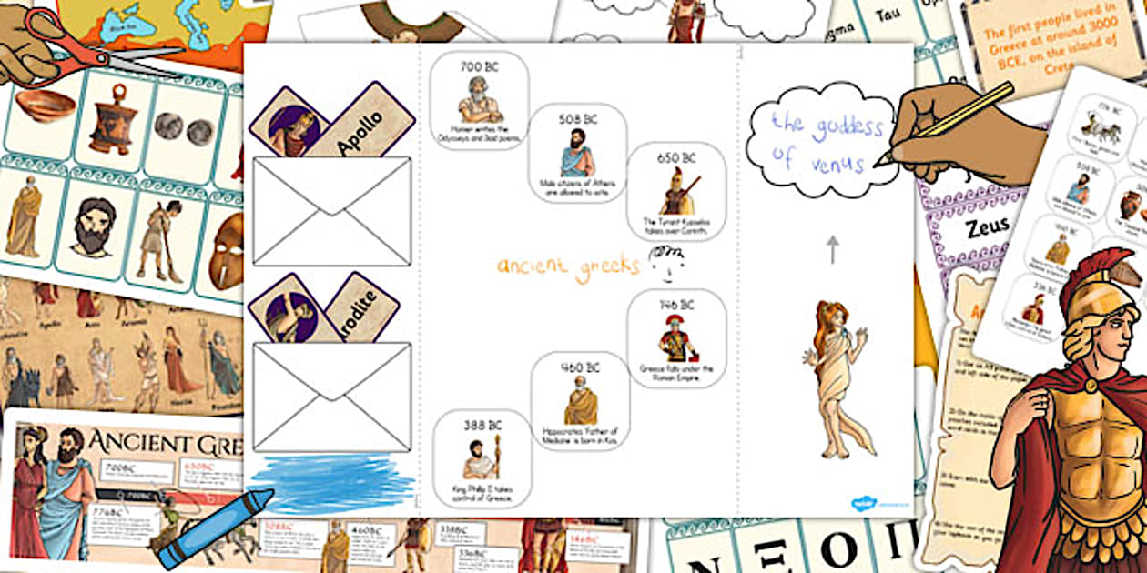 Ancient Greece Lapbook Creation Pack - Home Education Resources